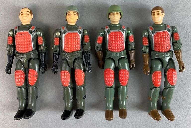 Group of 4 Hasbro G.I. Joe Flash Action Figures - Matthew Bullock ...