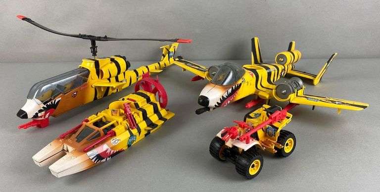 Group of Hasbro G.I. Joe Tiger Force Vehicles - Matthew Bullock Auctioneers