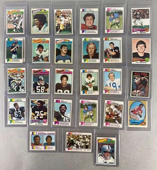 31 - 1970s Topps Football HOFs and Rookies - Matthew Bullock Auctioneers