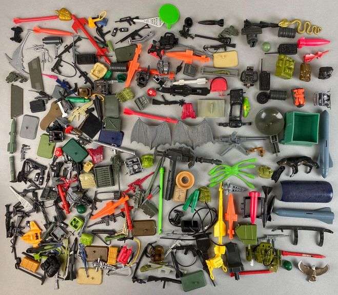 Group of Hasbro G.I. Joe Weapons, Gear and Stands - Matthew Bullock ...