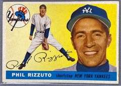 1955 Topps Phil Rizzuto #189 - Matthew Bullock Auctioneers