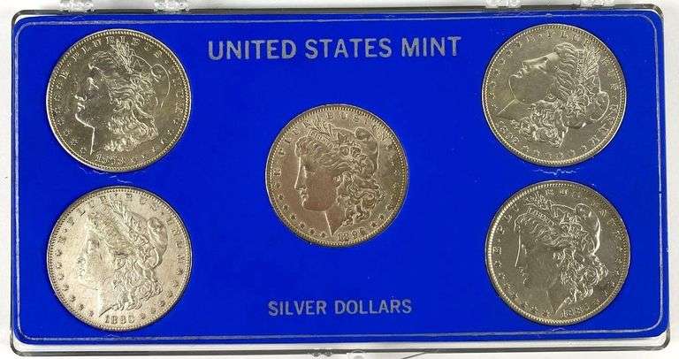 United States Mint Morgan Silver Dollar Set - Matthew Bullock Auctioneers