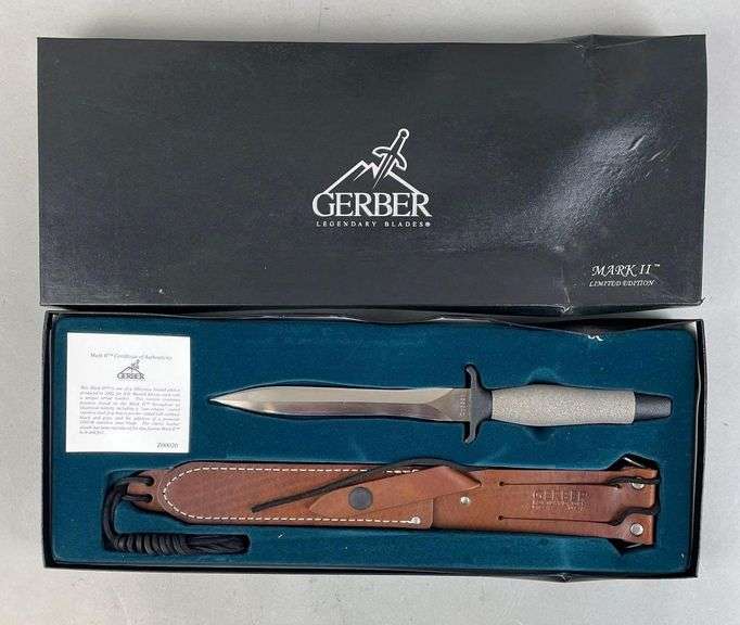 Limited Edition Gerber Mark II Survival Knife with Sheath - Matthew ...