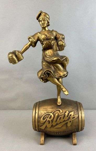 Blatz Beer Valerie Advertising Back Bar Statue - Matthew Bullock ...