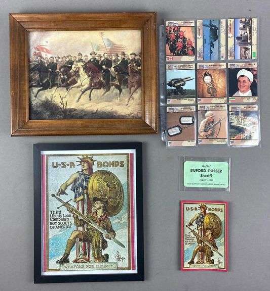 Group of 5 Assorted USA WW1 War Bond Card Cards and More - Matthew ...