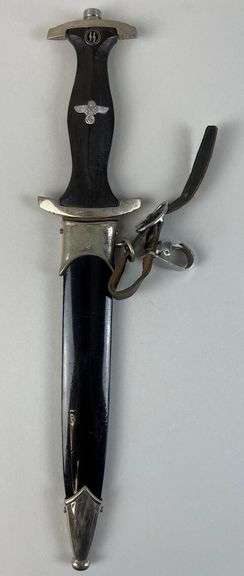 Reproduction German SS Dagger with Scabbard - Matthew Bullock Auctioneers
