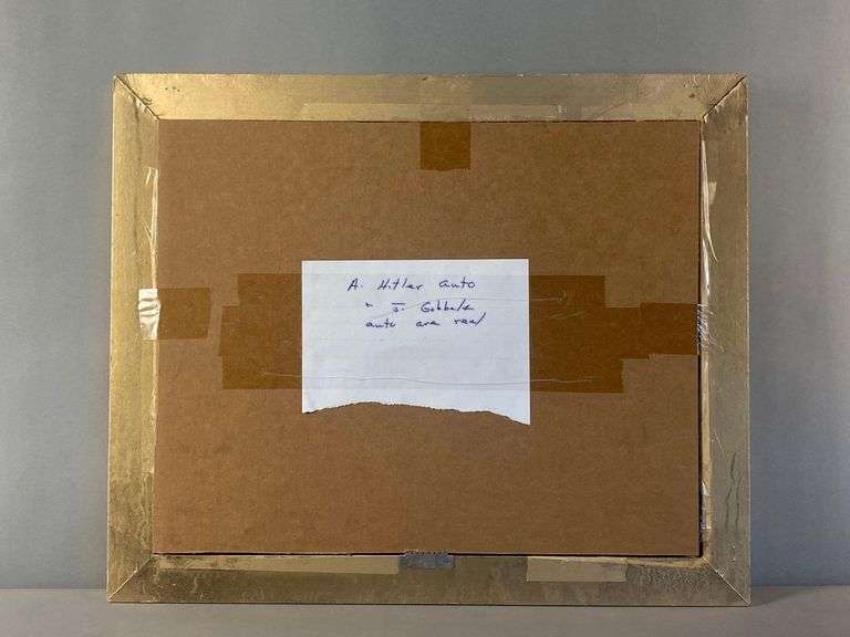 German Style Adolf Hitler Collage with Signature NO COA - Matthew ...