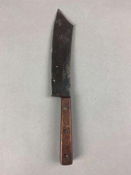 WCCO Village Blacksmith Watertown Wisconsin Knife with Leather Sheath ...