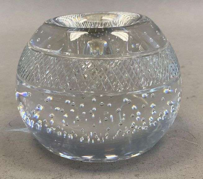 Webb Crystal Bubble Match Holder Striker - Matthew Bullock Auctioneers