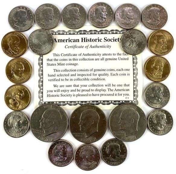 Group of (22) Dollar Coins - Matthew Bullock Auctioneers
