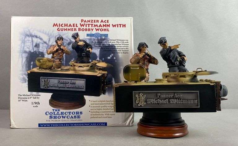 The Collectors Showcase Limited Edition Panzer Ace Michael Whitman with ...