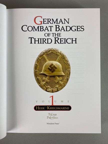 German Combat Badges of the Third Reich Vol. 1 Winidore Press Book ...