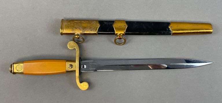WW2 Russian Naval Officers Dagger and Scabbard - Matthew Bullock ...
