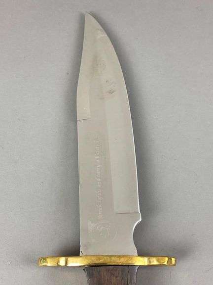 Theodore Roosevelt Rough Rider Bowie Knife - Matthew Bullock Auctioneers