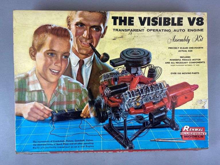 Renewal Blueprint Models The Visible V8 Engine Assembly Kit - Matthew ...