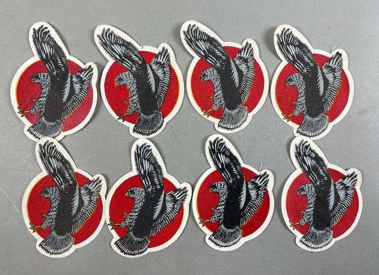Group of 8 WW2 Shell Oil Co. Promo Squadron Patches - Matthew Bullock ...