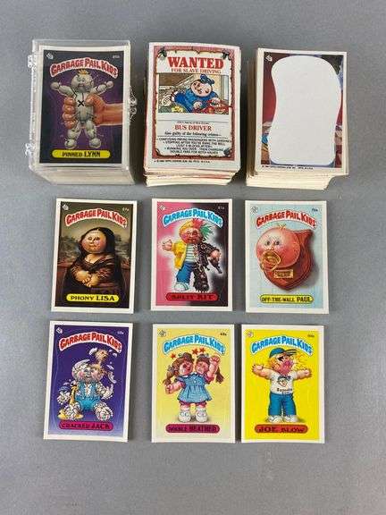 100 - 1985 - 86 Garbage Pail Kids Cards and Stack of Backs - Matthew ...