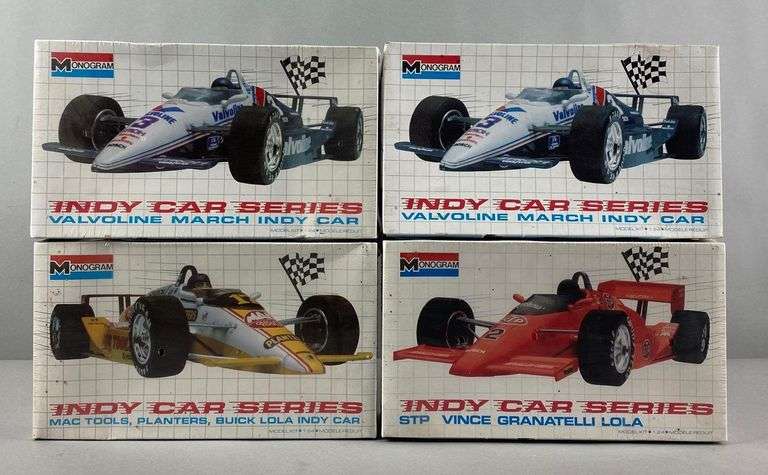 Group of 4 Monogram Indy Car Series Model Kits - Matthew Bullock ...