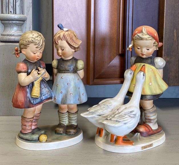 Group of 2 German Hummel Girl Figurines - Matthew Bullock Auctioneers