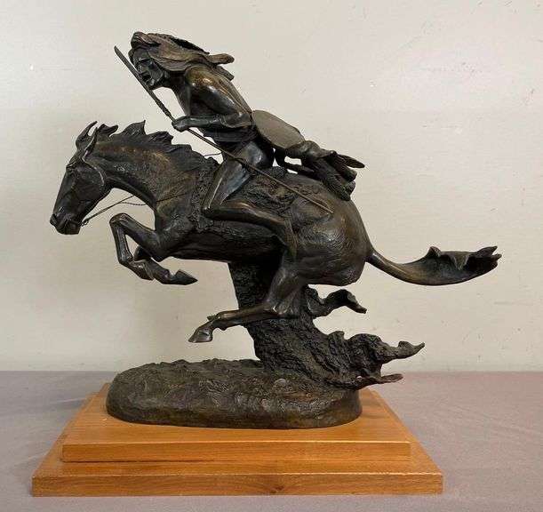 Frederic Remington The Cheyenne Limited Edition Bronze Statue - Matthew ...