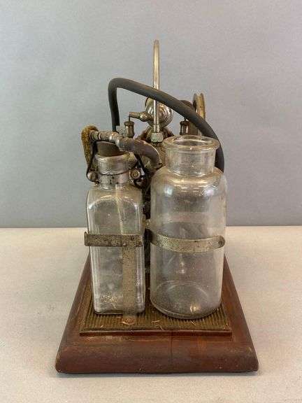 Antique Embalming Machine with Wood Case - Matthew Bullock Auctioneers