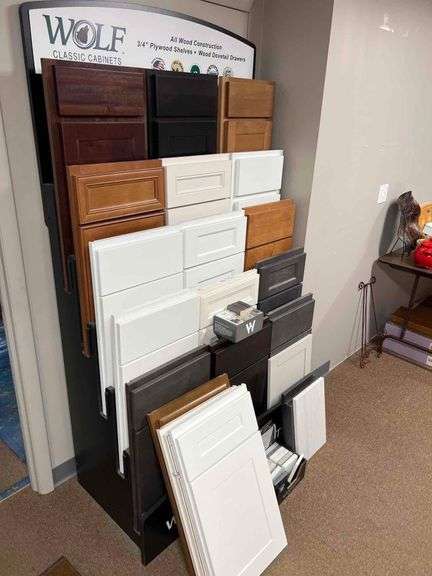 Wolf Cabinets Sampler Display - Matthew Bullock Auctioneers