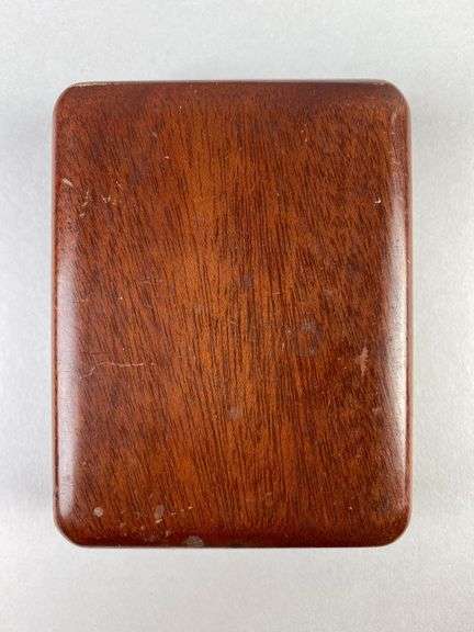 Elgin Mahogany Pocket Watch Case - Matthew Bullock Auctioneers