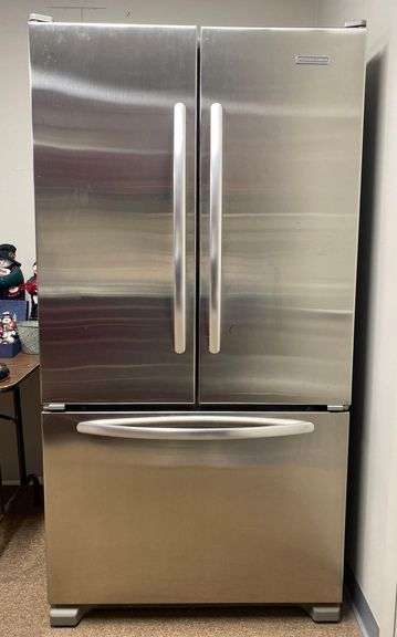 Kitchenaid 36 inch Wide French Door Stainless Steel Refrigerator ...