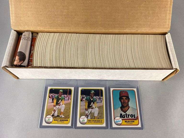 1981 Fleer Baseball Set - Matthew Bullock Auctioneers
