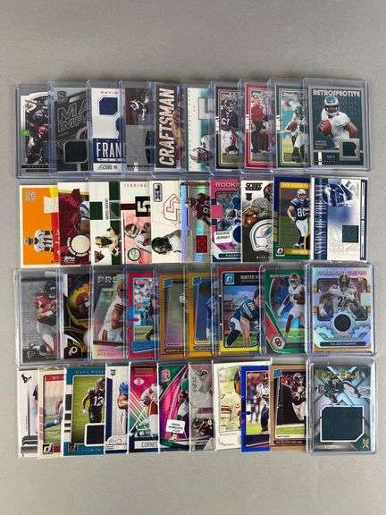 40 - Jersey and Numbered Football Cards - Matthew Bullock Auctioneers