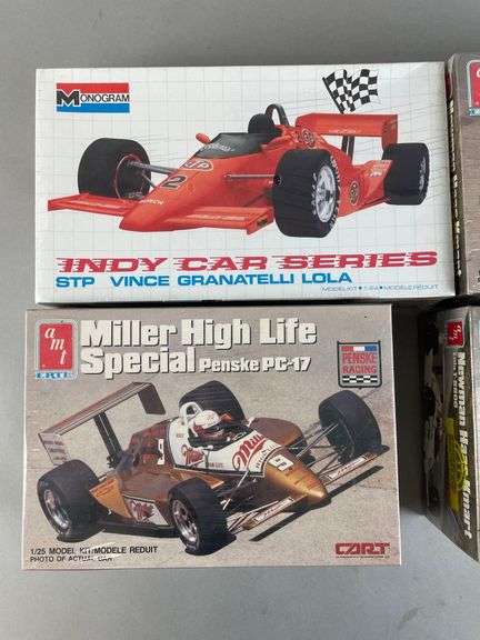 Group of 4 Indy Car Model Kits - Matthew Bullock Auctioneers