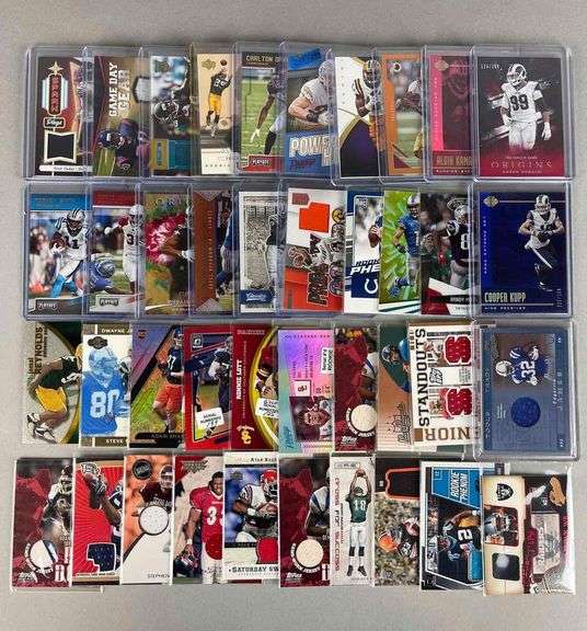 40 - Jersey and Numbered Football Cards - Matthew Bullock Auctioneers