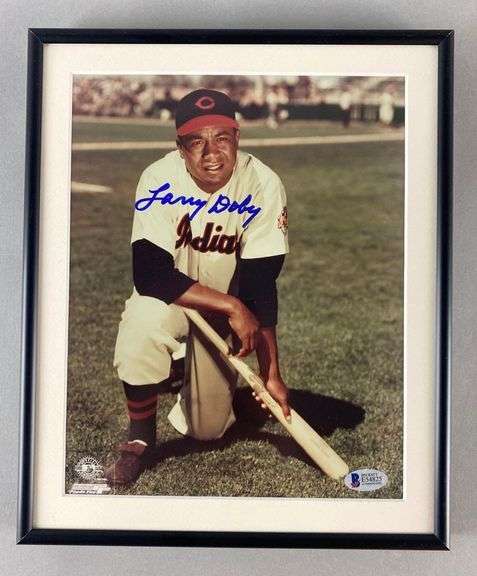 Larry Doby Signed Photo with COA - Matthew Bullock Auctioneers
