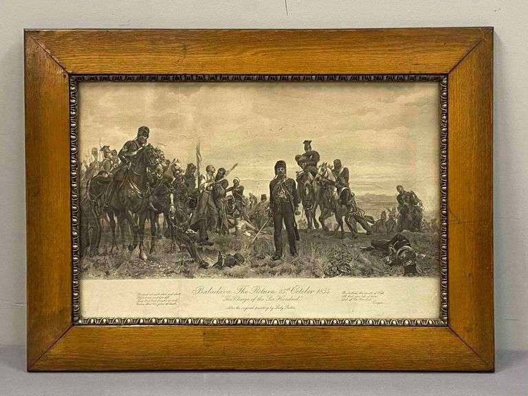 Lady Elizabeth Butler Balaclava Print on Paper - Matthew Bullock ...