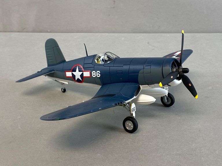 Franklin Mint FAU Corsair USMC Fighter Plane - Matthew Bullock Auctioneers