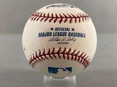 J. R. Richard Signed Baseball - Matthew Bullock Auctioneers