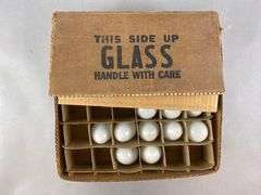 Large Group of Opal Glass Nest Eggs - Matthew Bullock Auctioneers