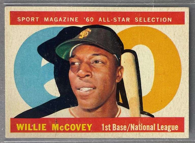 1960 Topps Willie McCovey All-Star #554 - Rookie - Matthew Bullock ...