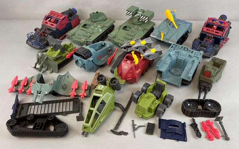 Group of G.I. Joe Vehicles and Parts - Matthew Bullock Auctioneers