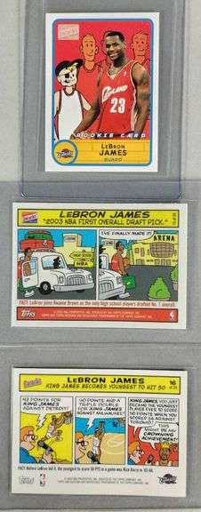 2003 Topps Bazooka Mini LeBron James and Bazooka Comic Rookies ...