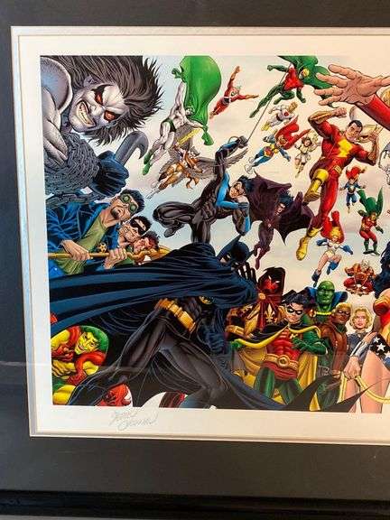 Jerry Ordway and Karl Kesel Signed Justice League Unlimited Poster ...