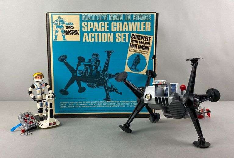 Vintage 1966 Mattel Man in Space Crawler Action Set - Matthew Bullock ...