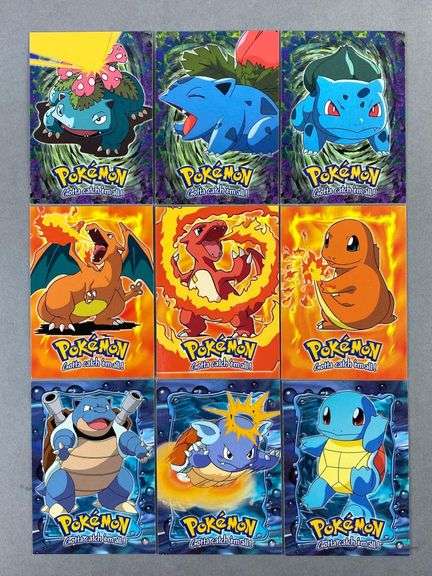Group of 9 1998 Topps Pokemon Gotta Catch em All Cards - Matthew ...