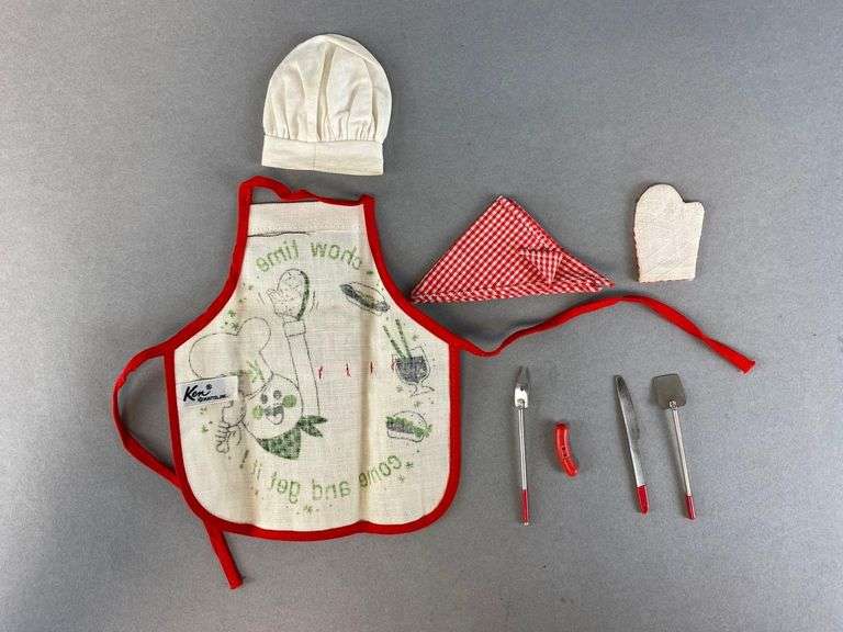 Vintage Mattel Ken Cheerful Chef Fashion Outfit - Matthew Bullock ...