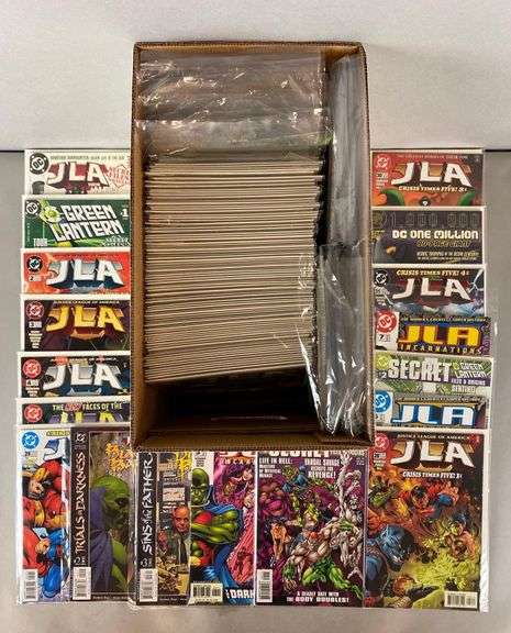 Short Box of DC Justice League Comic Books and More - Matthew Bullock ...