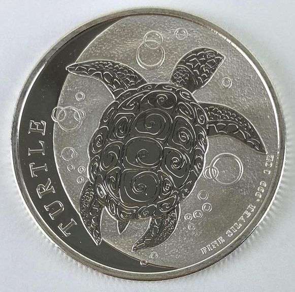 2021 NIUE Turtle 1oz. .999 Fine Silver - Matthew Bullock Auctioneers