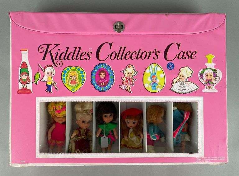 Vintage Mattel Kiddles Collector Case with 13 Kiddle Dolls - Matthew ...