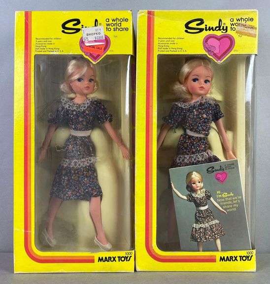 Group of 2 Marx Toys Sindy Fashion Dolls - Matthew Bullock Auctioneers