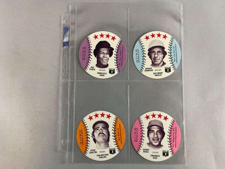 1977 Chilly Willee Baseball Disc High Grade Set - Matthew Bullock ...