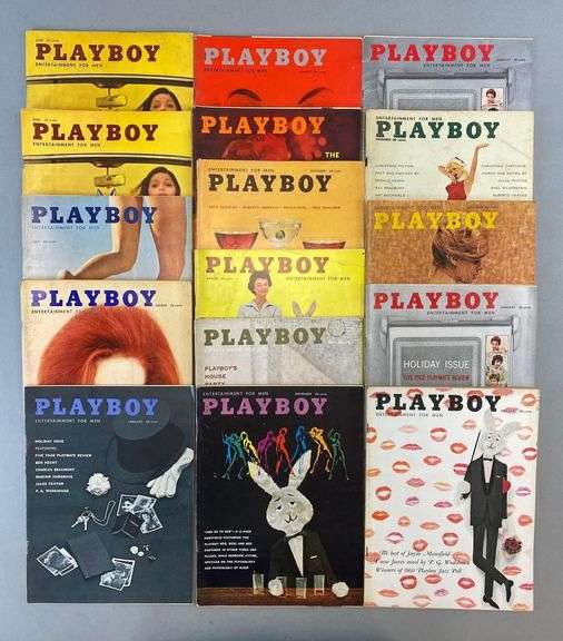 Group of 31 1960s Playboy Magazines - Matthew Bullock Auctioneers